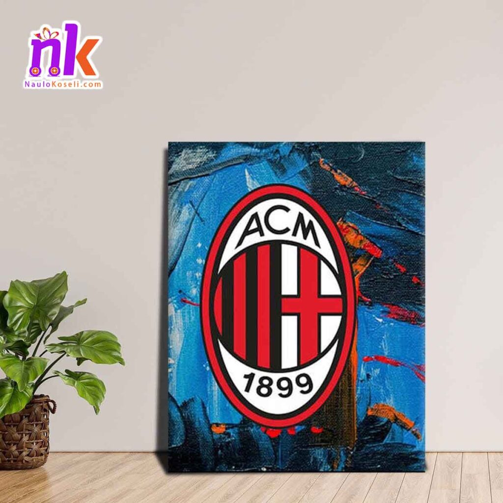 AC Milan Wall Canvas Single Panel for Home Decor - NauloKoseli.com