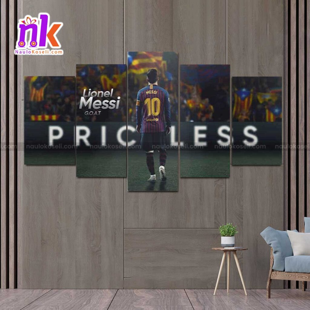 Five Panel Canvas of Lord Shiva - NauloKoseli.com